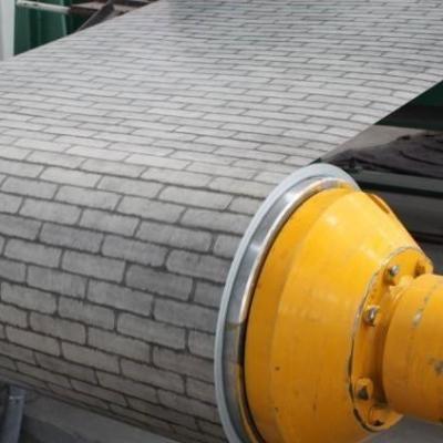 China Prepainted Steel Coil PPGI Embossed Colour Coated Steel 0.11-2.5mm Thickness for sale