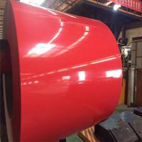 China Red PPGI Prepainted Galvanized Steel Coil 30-275g/m2 Zinc Coating 0.11-2.5mm Thickness for sale