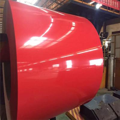 China Red PPGI Prepainted Galvanized Steel Coil 30-275g/m2 Zinc Coating 0.11-2.5mm Thickness for sale