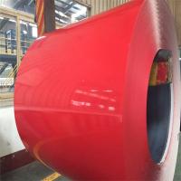 China Red PPGI Prepainted Galvanized Steel Coil 30-275g/m2 Zinc Coating 0.11-2.5mm Thickness for sale