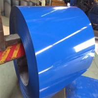 China ASTM RAL Color PPGI Steel Coil 600-1250mm Width 0.8-3.5um Pre Painted Blue Steel for sale