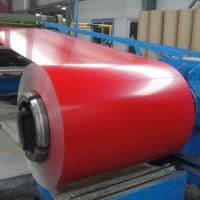 China ISO9001 Red Prepainted Galvanized Steel Coils Gi Sheet Zero Spangle PPGI 610mm for sale