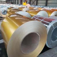 China SGCC Prepainted Steel Coil PPGL Color Coated Flat Steel 0.11-2.5mm Thickness for sale