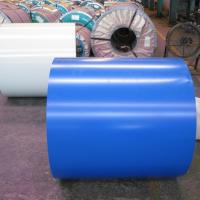 China PPGI Steel Coil RAL Color Coated Prepainted Galvanized Steel Sheet CGCC ASTM 508mm ID for sale