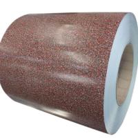 China PPGI Prepainted Steel Coil 910mm Width 0.11-2.5mm Thickness Color Coated Wooden Brick for sale