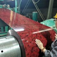 China HRB95 Prepainted Galvalume Steel Coil 600-1250mm Width PPGI Color Coated Sheet for sale