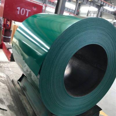 China Prepainted Galvalume Steel Coil PPGL 600-1250mm Width Z181-Z275 Coating for sale