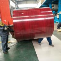 China PPGL Color Coated Galvanized Steel Coil 600-1250mm Width RAL 9002 0.11-2.5mm Thickness for sale