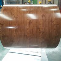 China PPGI Coil Prepainted Galvanized Steel Coils 5-10um Back Coating ID 508/610mm for sale