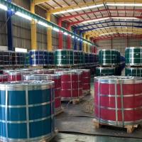 China Prepainted Galvalume Steel Coil PPGL 600-1250mm Width Z181-Z275 Coating for sale