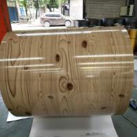 China PPGI Prepainted Steel Coil 910mm Width 0.11-2.5mm Thickness Color Coated Wooden Brick for sale