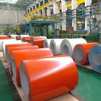 China RAL 8017 PPGL Prepainted Aluzinc Steel Coil 0.11-2.5mm Thickness 600-1250mm Width for sale