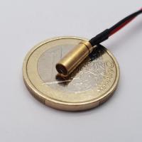 China 650nm 5VDC Line Laser Module with 5000 Hours Lifetime and Brass Gold-plated Housing for sale