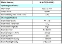 China Single Longitudinal Mode ACC Power Type 100mW 200mW Yellow SLM Laser for Holography for sale