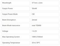 China Yellow 571nm Laser Module DPSS Laser 50mW 571nm for Industrial Applications for sale