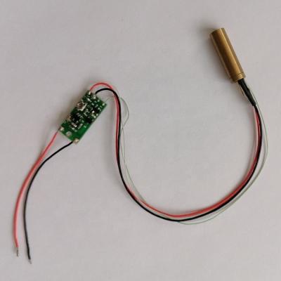 China Compact 1-5mW Laser DPSS Module for Laser Alignment 6.3x18mm Working Voltage 2.7-5.0V for sale