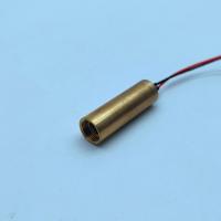 China Mini 8mm Yellow Laser Module PWM/50% Duty Cycle ≤5mm Beam Diameter for Laser Leveling for sale