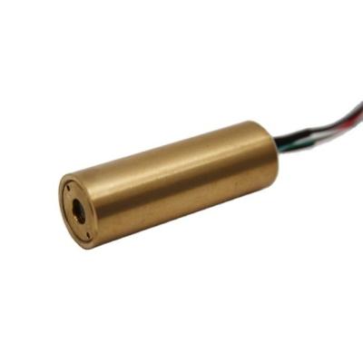China Brass Head 532nm 10mw 3V 5V Green Dot Laser Module Output Power mW 5mW for sale