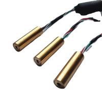China Brass Head 532nm 10mw 3V 5V Green Dot Laser Module Output Power mW 5mW for sale