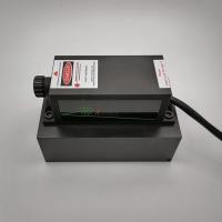 China Housing Material Black Anodized Aluminum 1W 555nm CW DPSS Green Laser for Lab and Study for sale