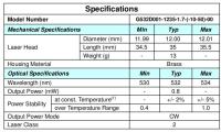China Small Size Dot Green Laser 532nm without PCB Weight KG 0.01 KG CW Output Power Mode for sale