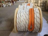 China UHMWPE Marine Rope 48mm x 220m Heavy Duty Double Braid UV Resistant Mooring Line for sale
