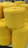China High Strength 3-Strand PP Rope 6mm-40mm Diameter 200m/220m Length for Industrial Packaging and Bundling for sale