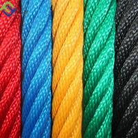 China 16mm 6-Strand Polyester Combination Rope with Steel Core for Playgrounds and Marine Use for sale
