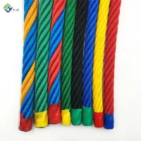 China 12-22mm Polyester 6×8+FC Playground Combination Wire Rope - 500m Coils with IWRC Core for sale
