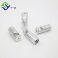 China 16mm Aluminum T-Shape Playground Rope Net Connector - 50g Lightweight Side Buckle for Climbing Structures for sale