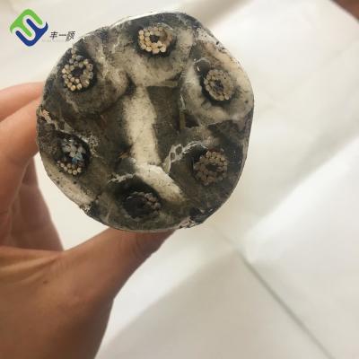 China 16mm 6 Strand PP Monofilament Combination Wire Rope for Fishing Net Steel Core for sale