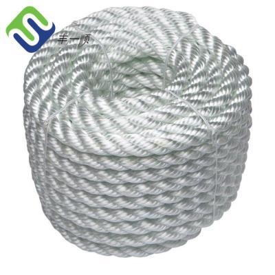 China 3 Strand Twisted Nylon Rope 4mm-60mm Polyamide Marine Mooring Rope for Sailing Yacht for sale