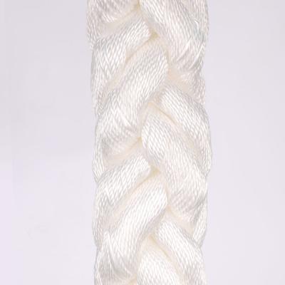 China Nylon Braided 8 Strand Mooring Rope 48mm for sale