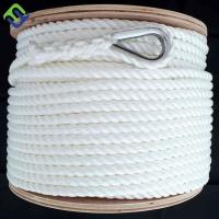 China 12mm Twisted 3 Strand Nylon Rope Boat Anchor Line for Marine Mooring 220m for sale