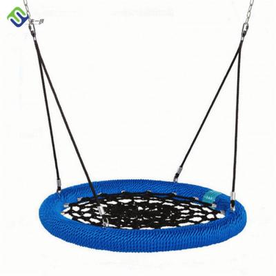 China EN1176 Certified 1m 1.2m Diameter Playground Combination Rope Net Swing Set Outdoor for sale