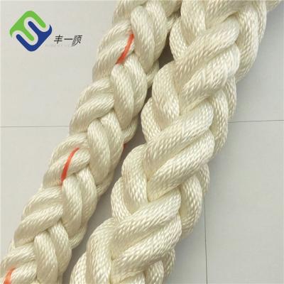 China 8 Strand Braided Polyester Mooring Rope Ship Hawser Polyester Rope for sale