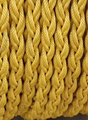 China ABS Approved 8 Strand PP Fiber Cover Combination Rope 44mm for Marine Deep Sea Ship for sale