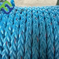 China PP Multifilament 8 Strand Polypropylene Mooring Rope 30mm 160mm for Ships Tugline for sale