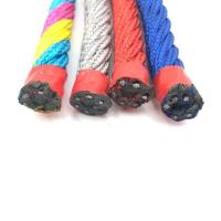 China 16mm 6 Strand PET PP Outdoor Playground Combination Rope for Climbing Net for sale