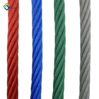 China 16mm colorful Playground plastic combination rope with steel core for sale