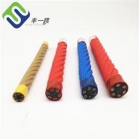 China UV Resistance 16mm Polyester Combination Rope With Accessories For Net for sale