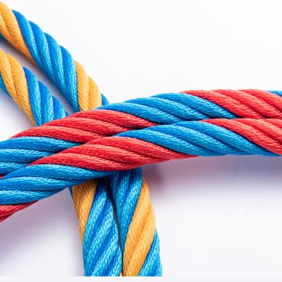 China Customized Color 16mm Polyester Combination Playground Rope for Climbing Rope Net for sale