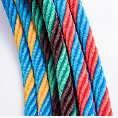 China Customized Color PET Polyester Combination Rope 6*8 For Outdoor Playground for sale