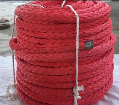 China 12 Strand UHMWPE Floating Rope 6-150mm UV Resistant Marine Mooring Heavy Duty for sale