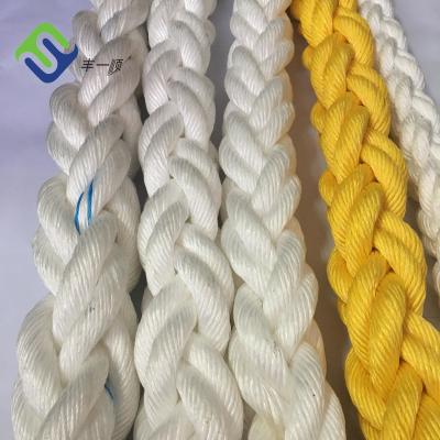 China 48mm 8 Strand PP Mooring Rope 180m ABS Approved High Strength Polypropylene for sale
