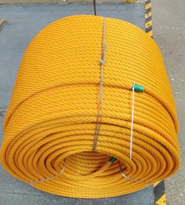 China Anti UV Playground Nets Combination Rope 14mm 22mm Polyester Steel Core Kids Climbing for sale