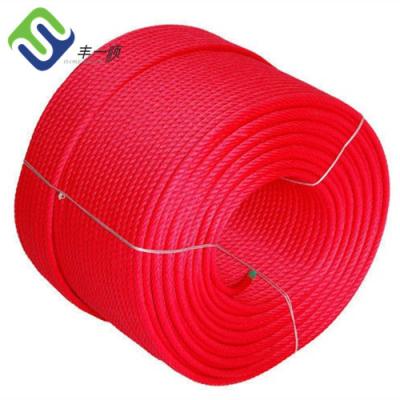 China 16mm 6 Strand Twist Polypropylene Combination Wire Rope With Steel Wire Core for sale