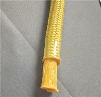 China 16mmx220m Double Braided Yellow Color HMPE Rope With High Breaking Load for sale