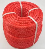 China 12 Strand Braided UHMWPE Marine Towing Rope 48mm 220m High Strength UV Resistant for sale