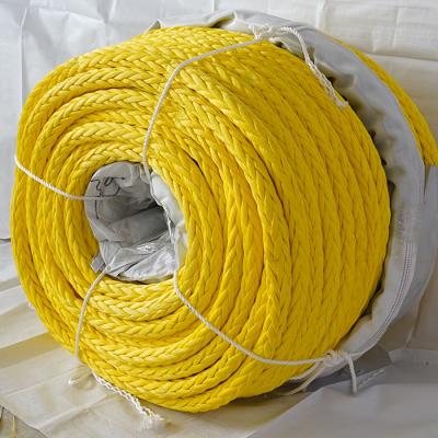 China UHMWPE Fiber Mooring Rope 12 Strand 22mm x 200m for Marine Towing for sale